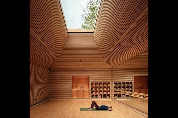 In pictures: Invisible Studio unveils yoga studio at The Newt, Somerset ...